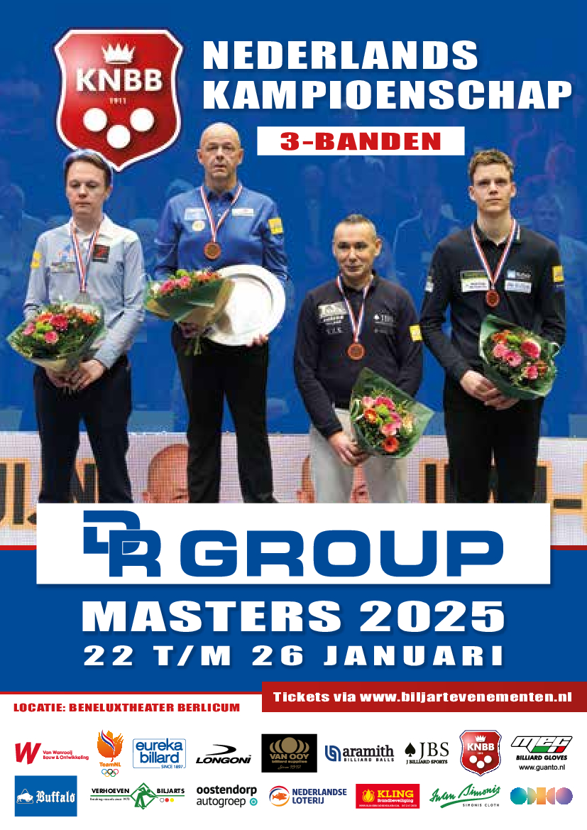 Alles over de KNBB Van Donge & De Roo Masters 2025 | KNBB